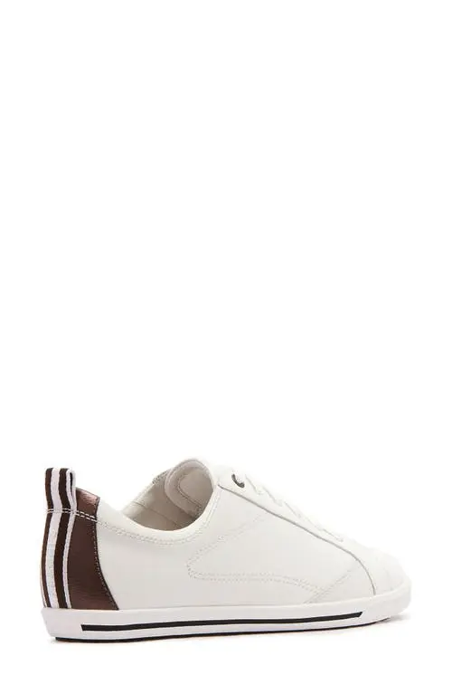FRANKIE4 Asher Leather Sneakers - White/bronze