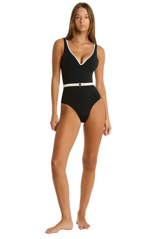 SEA LEVEL Babylon Belted One-piece Swimsuit