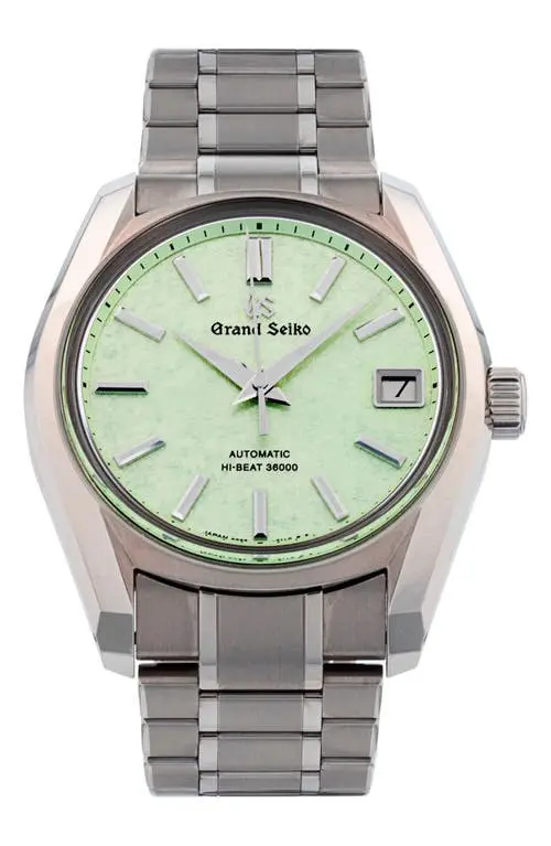 WATCHFINDER & CO. Grand Seiko Heritage Collection Sakura-wakaba Bracelet Watch - Green