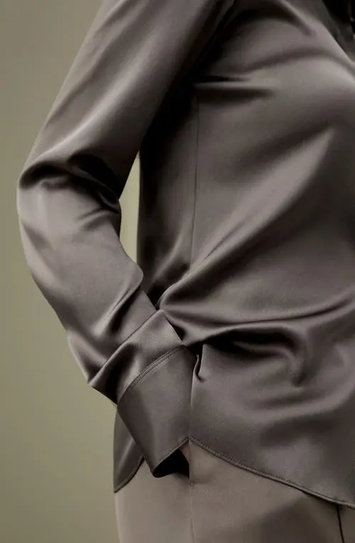 Lilysilk Elegant Silhouette Slim Fit Silk Shirt