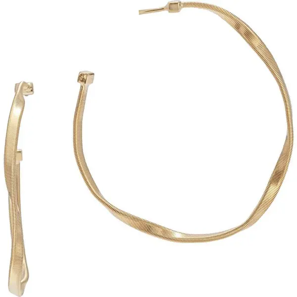 Marco Bicego Marrakech Twist Hoop Earrings - Gold