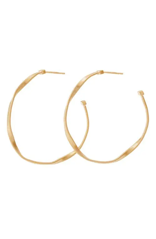 Marco Bicego Marrakech Twist Hoop Earrings - Gold