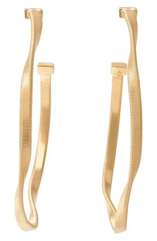 Marco Bicego Marrakech Twist Hoop Earrings - Gold