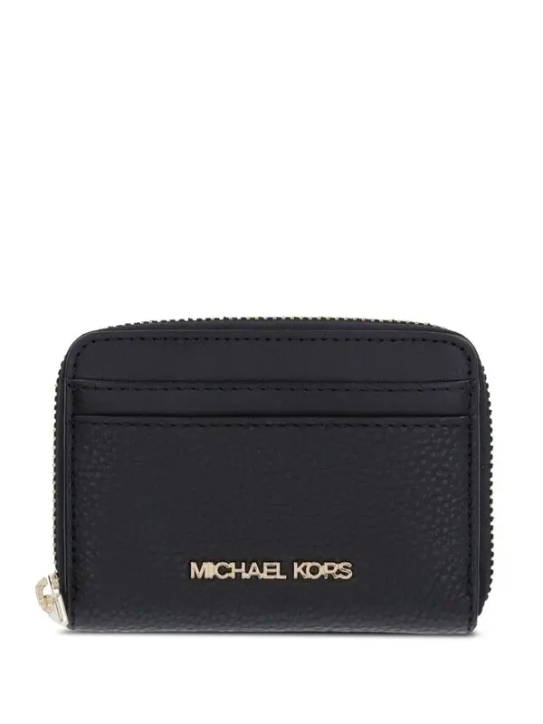 Michael Kors Logo-lettering Wallet - Black