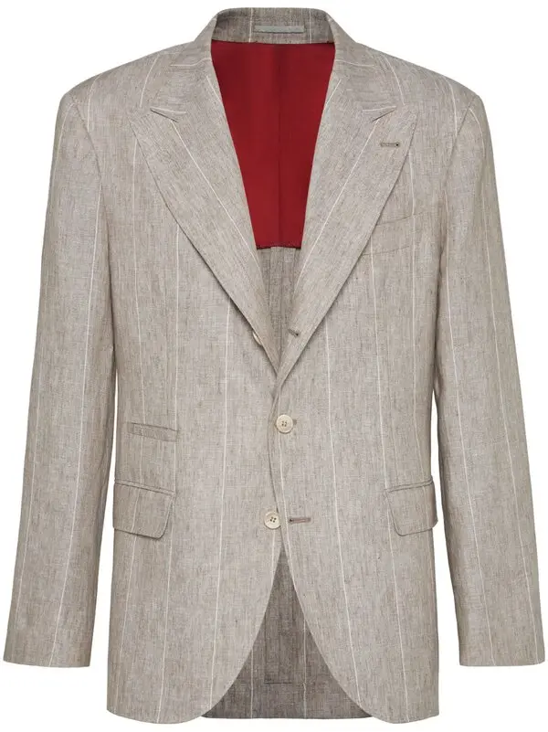 Brunello Cucinelli Striped Blazer