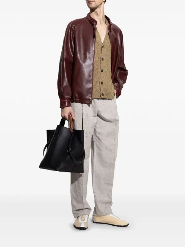MAISON MARGIELA Vintage Effect Cardigan - Neutrals