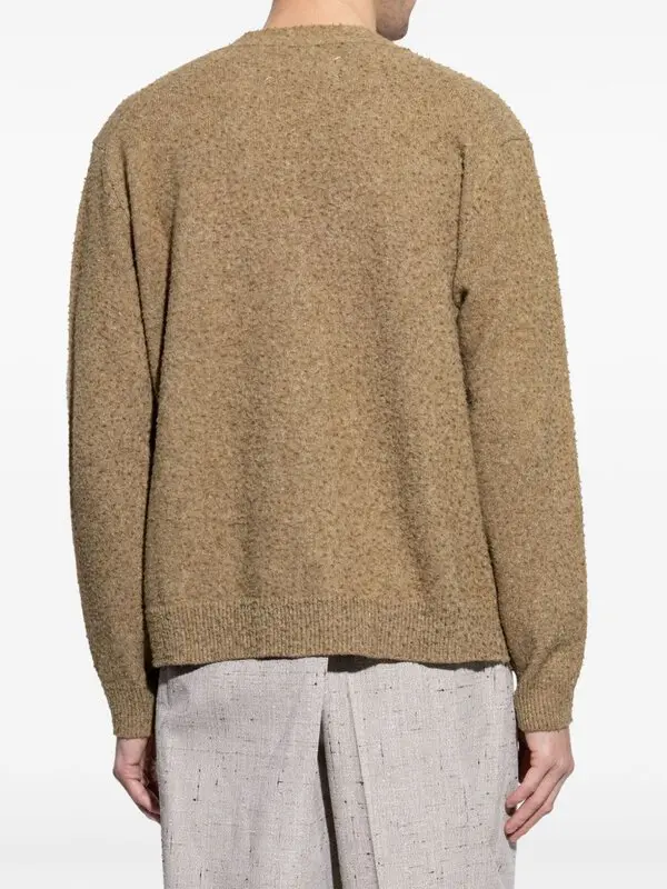 MAISON MARGIELA Vintage Effect Cardigan - Neutrals