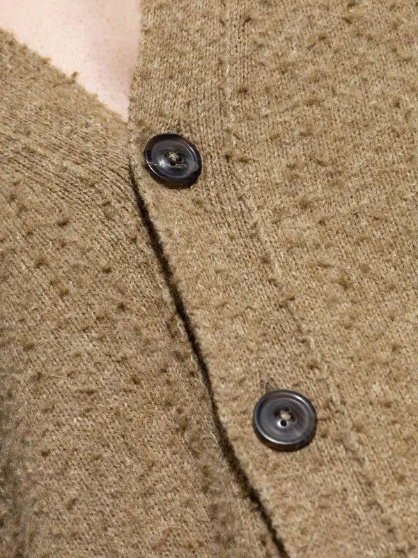 MAISON MARGIELA Vintage Effect Cardigan - Neutrals