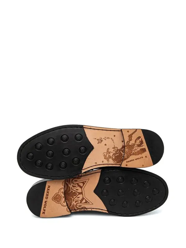 NAKED WOLFE Roma Loafers - Black