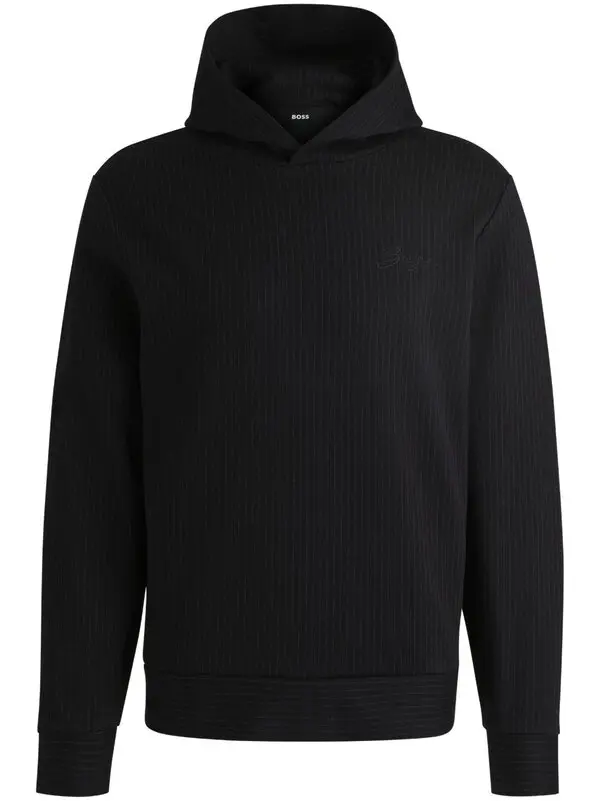 BOSS Pinstriped Hoodie