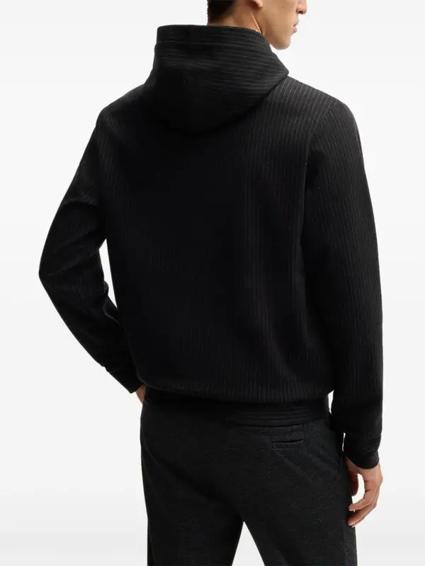 BOSS Pinstriped Hoodie