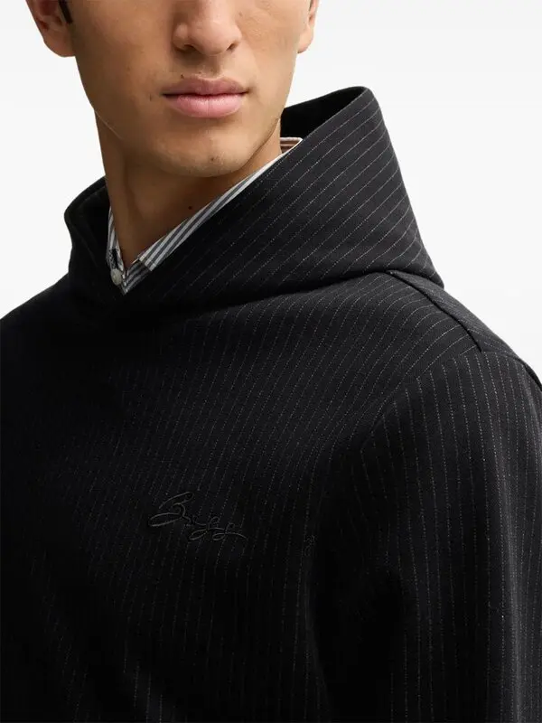 BOSS Pinstriped Hoodie