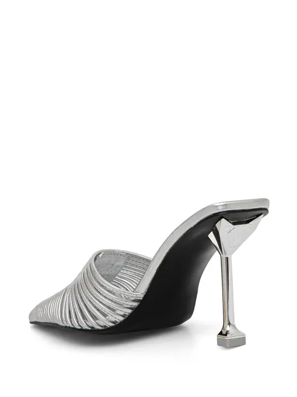 NAKED WOLFE Chromed Pumps