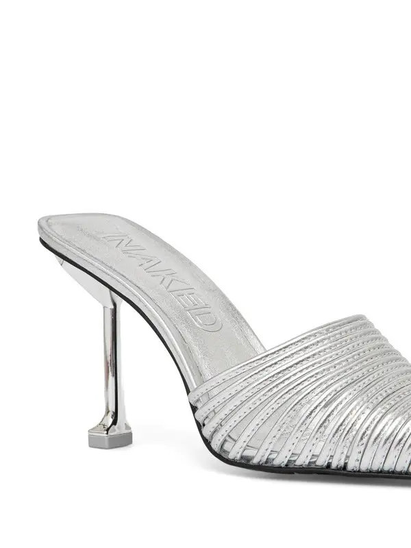 NAKED WOLFE Chromed Pumps