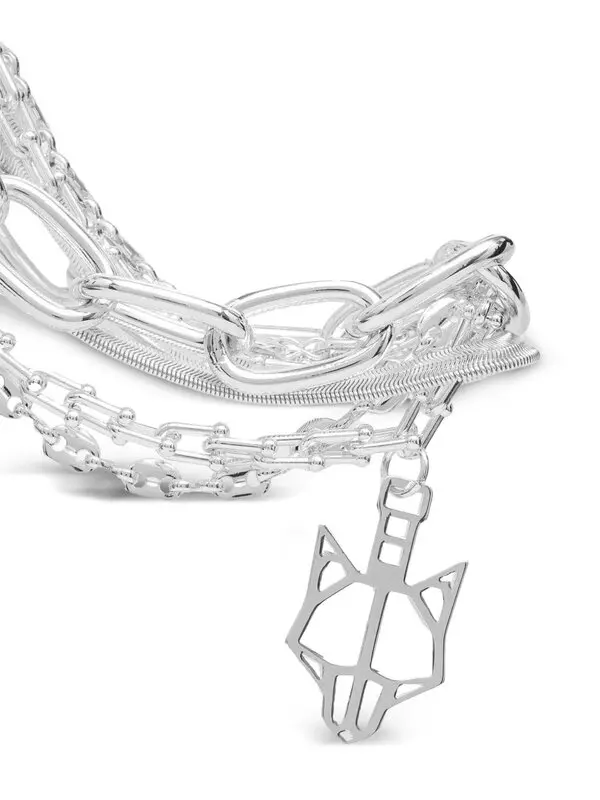 NAKED WOLFE Chromed Pumps