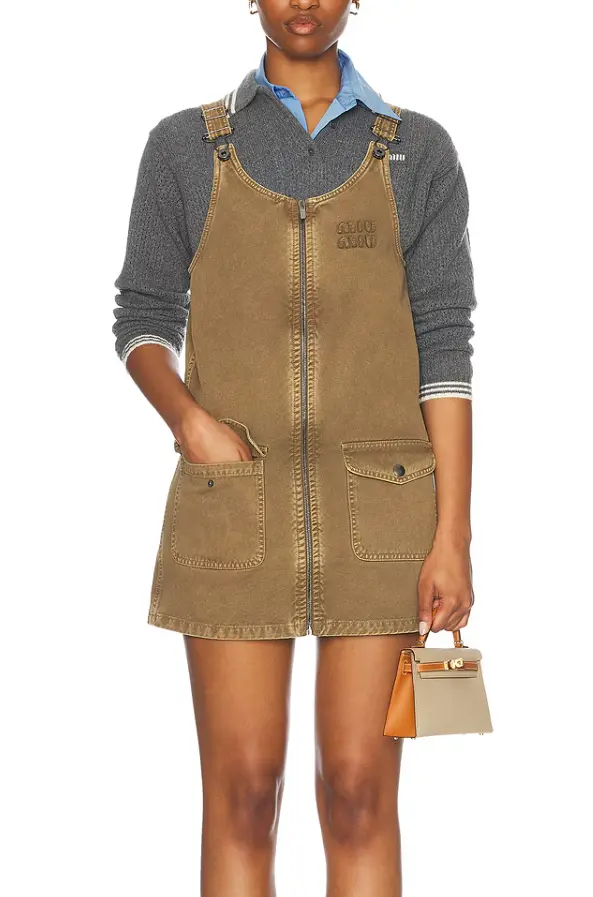 Miu Miu Mini Overall Dress