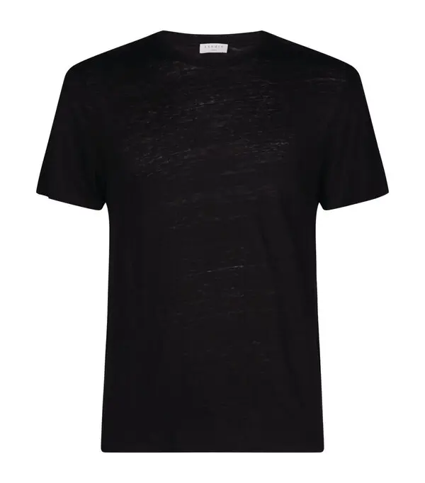 Sandro Linen T-shirt