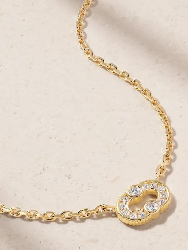 VILTIER Magnetic 18-karat Diamond Necklace - Gold