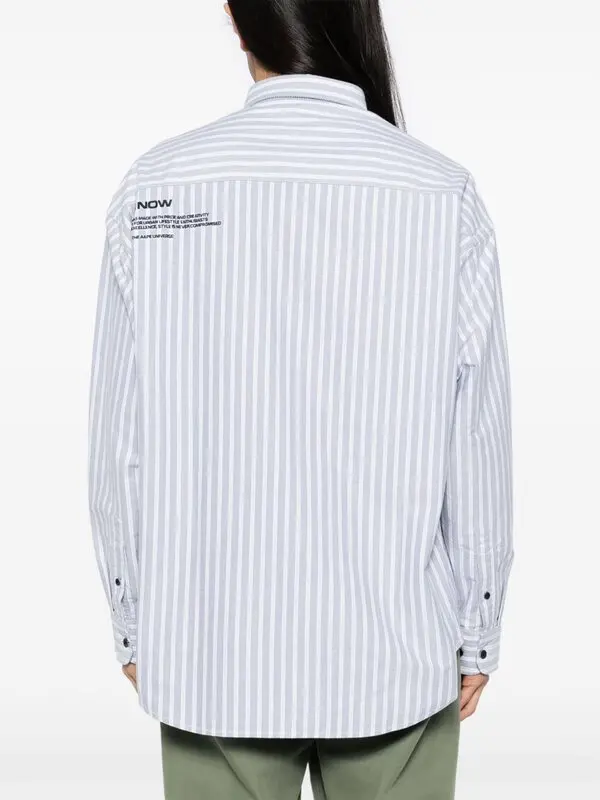 AAPE BY *A BATHING APE Striped Shirt - Grey