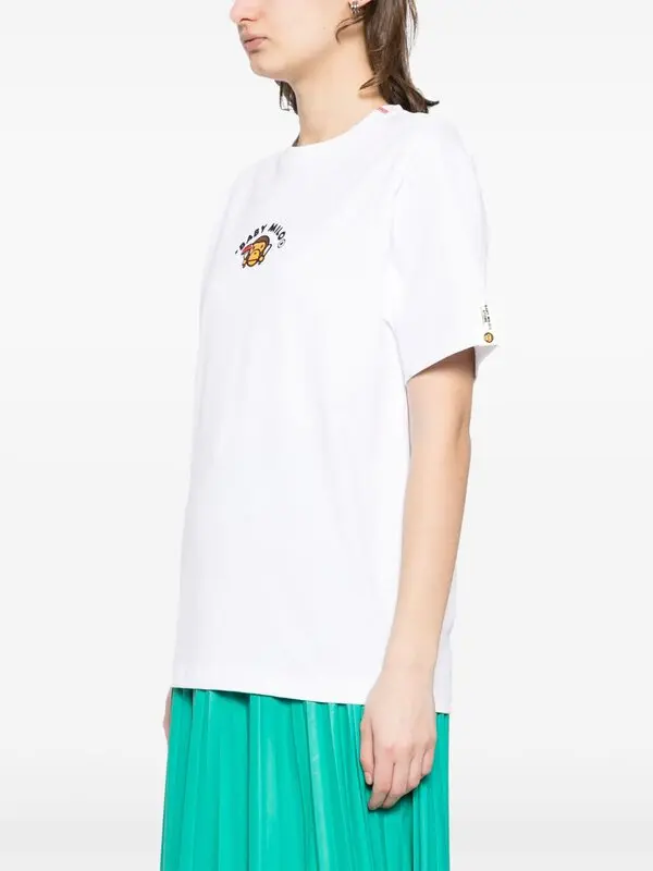 A BATHING APE Logo-print T-shirt - White