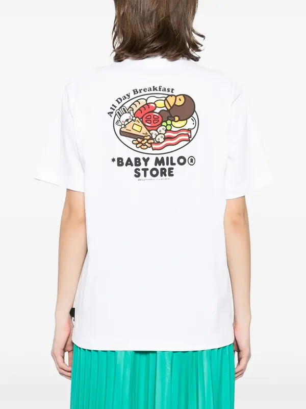 A BATHING APE Logo-print T-shirt - White