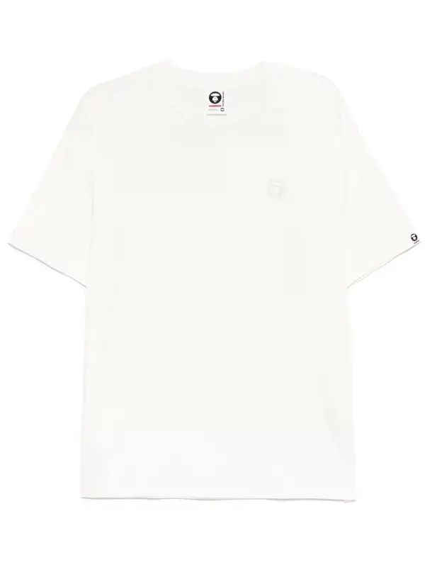 AAPE BY *A BATHING APE® Logo-patch T-shirt