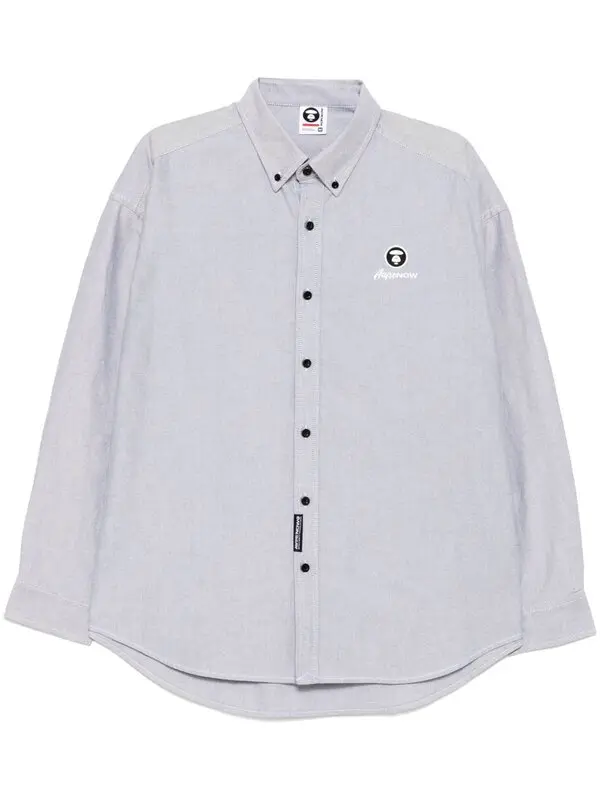 AAPE BY *A BATHING APE Long Sleeves Shirt - Grey