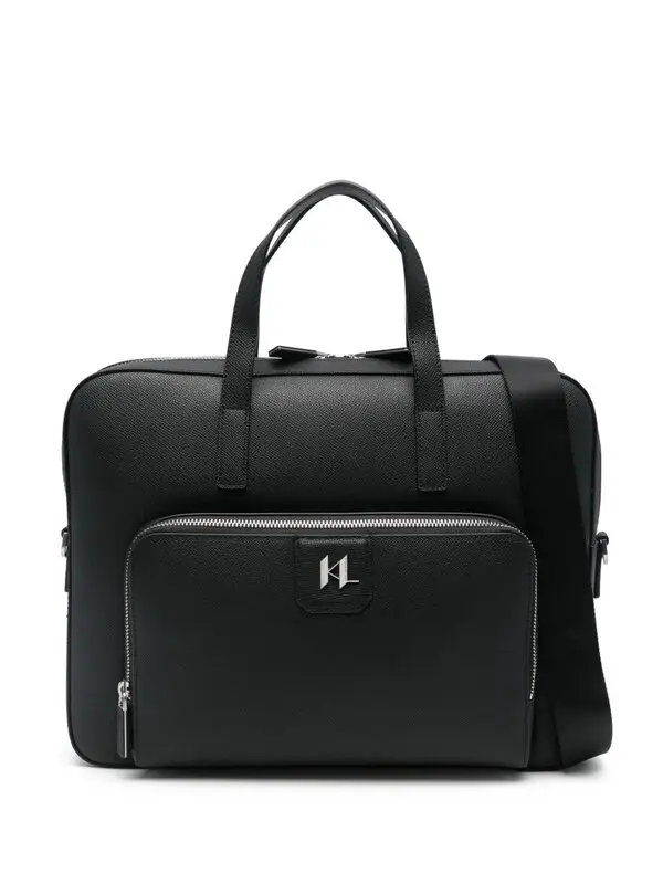 Karl Lagerfeld K/monogram Briefcase - Black