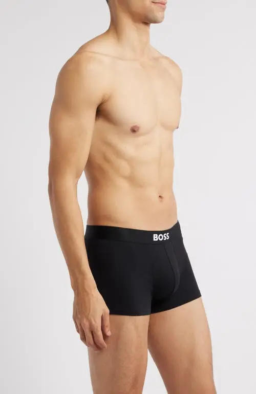 BOSS 3-pack One Stretch Cotton Trunks - White/grey/black