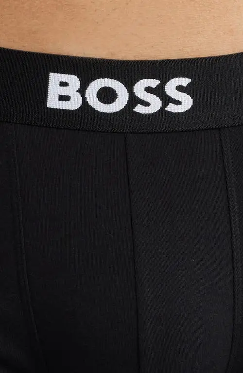 BOSS 3-pack One Stretch Cotton Trunks - White/grey/black