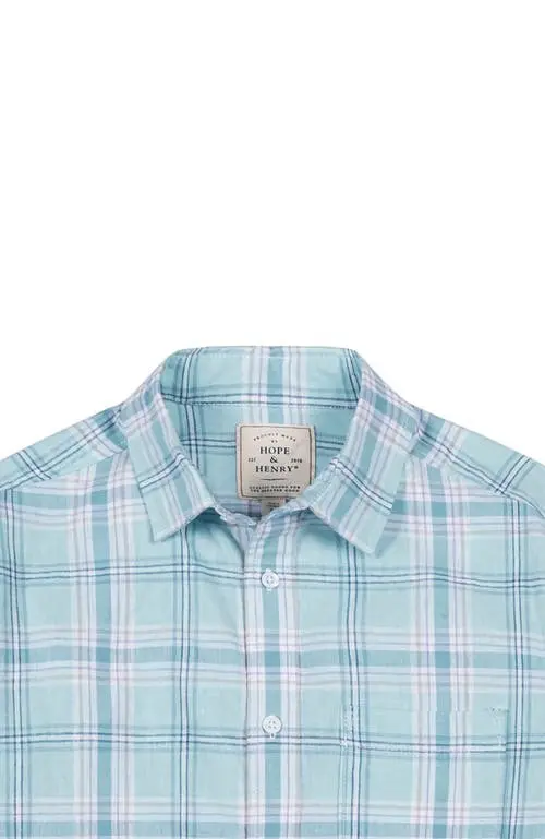 HOPE & HENRY Linen Button Down Shirt