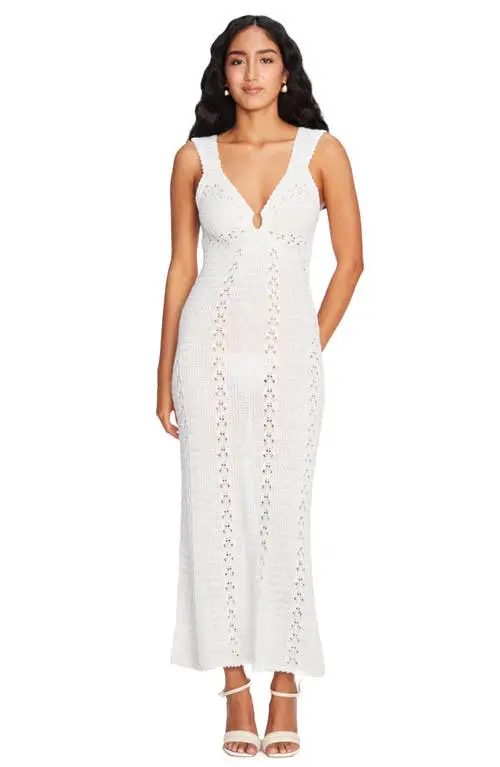 CAPITTANA Daphne Open Stitch Maxi Dress