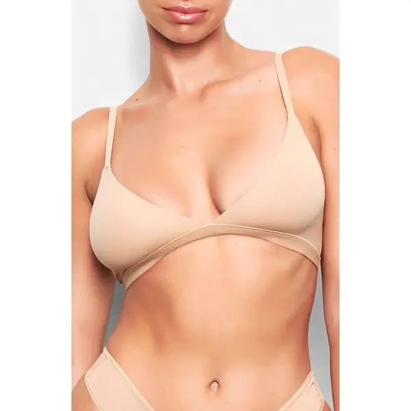SKIMS Fits Everybody Triangle Bralette - Clay