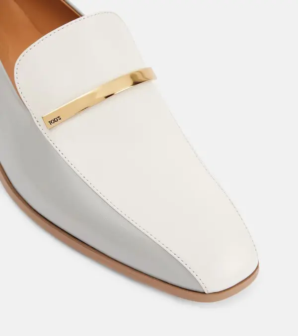 TOD'S Paneled Leather Loafers