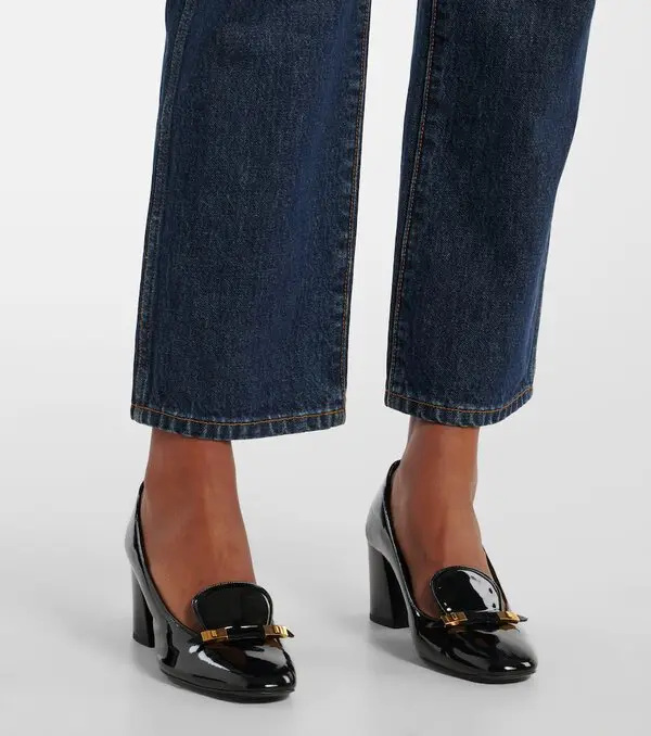 Khaite Abigail High-rise Straight Leg Jeans - Blue