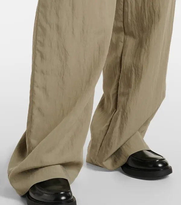 Vince High-rise Wide-leg Tencel Blend Pants