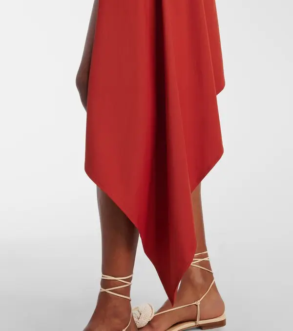 Magda Butrym Asymmetrical Beach Cover-up - Orange