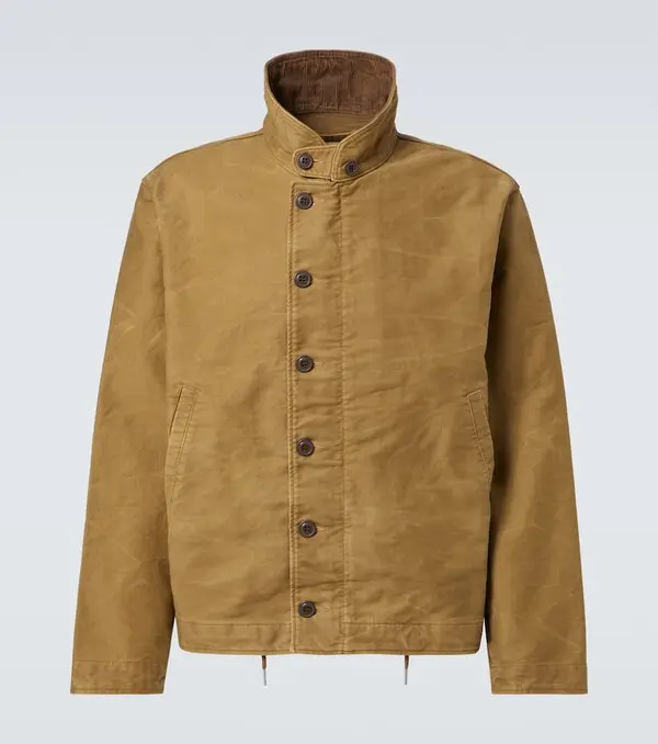 Ralph Lauren Corduroy-trimmed Cotton Jacket - Brown