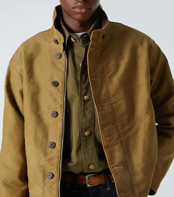 Ralph Lauren Corduroy-trimmed Cotton Jacket - Brown
