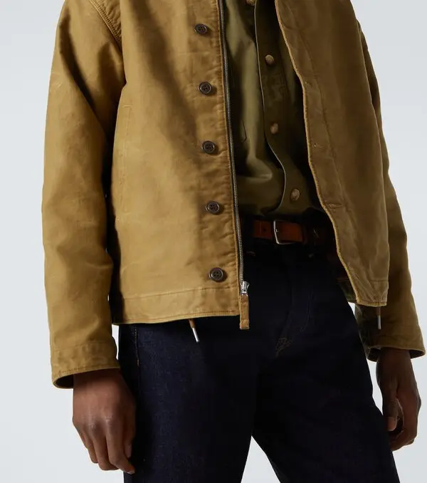 Ralph Lauren Corduroy-trimmed Cotton Jacket - Brown