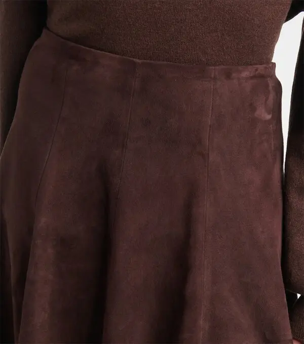 Stouls Rosalba Suede Midi Skirt