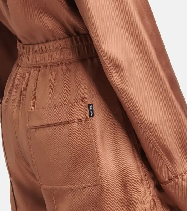 TOM FORD Silk Twill Shorts