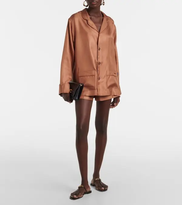TOM FORD Silk Twill Shorts