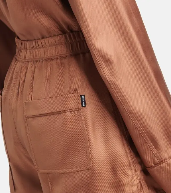 TOM FORD Silk Twill Shorts