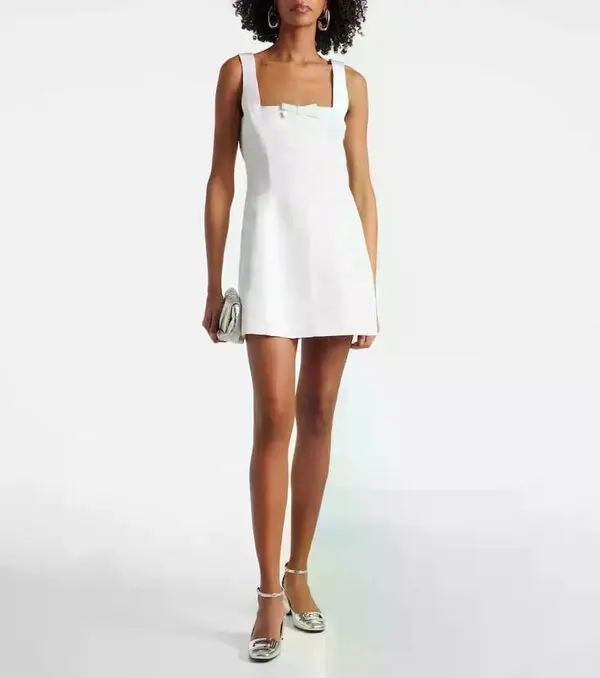 MARKARIAN Corinne Silk Faille Minidress