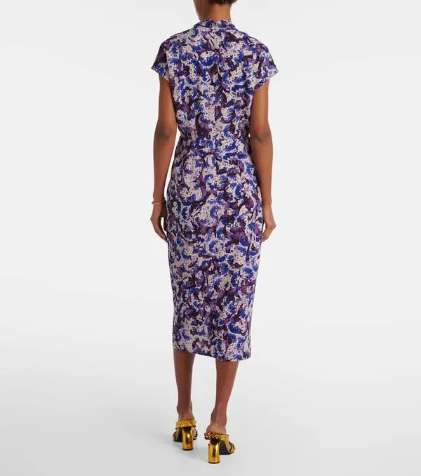 Dries Van Noten Printed Midi Dress