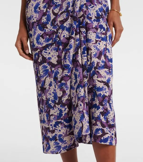 Dries Van Noten Printed Midi Dress