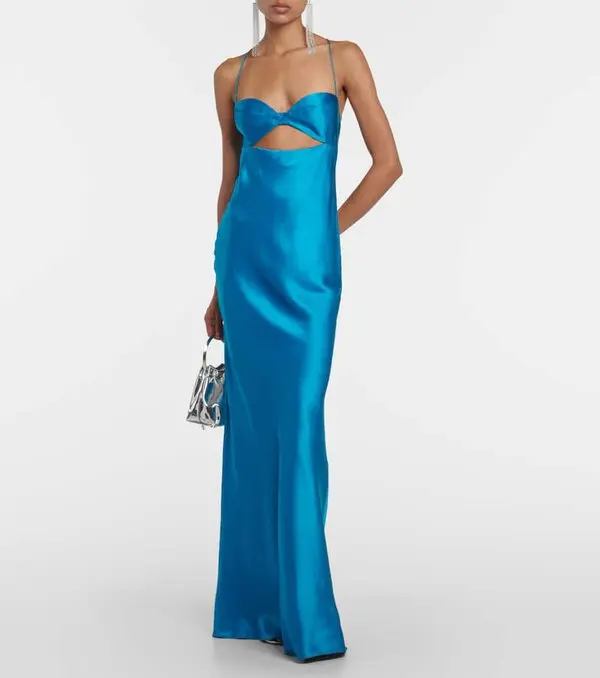 THE SEI Silk Satin Gown