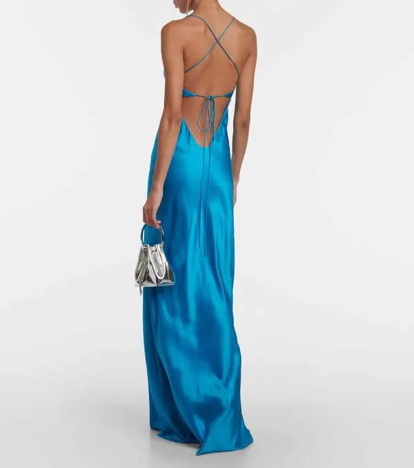 THE SEI Silk Satin Gown