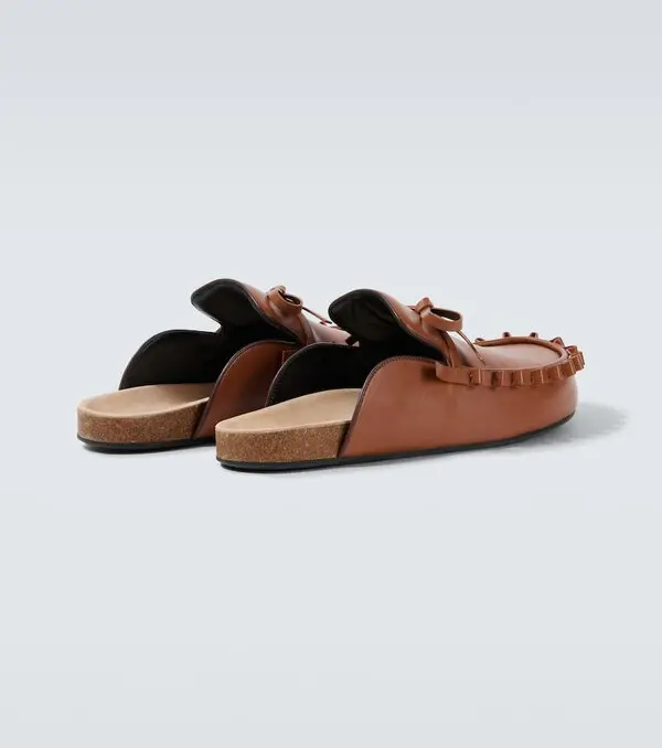 JW Anderson Ruffled Leather Mules